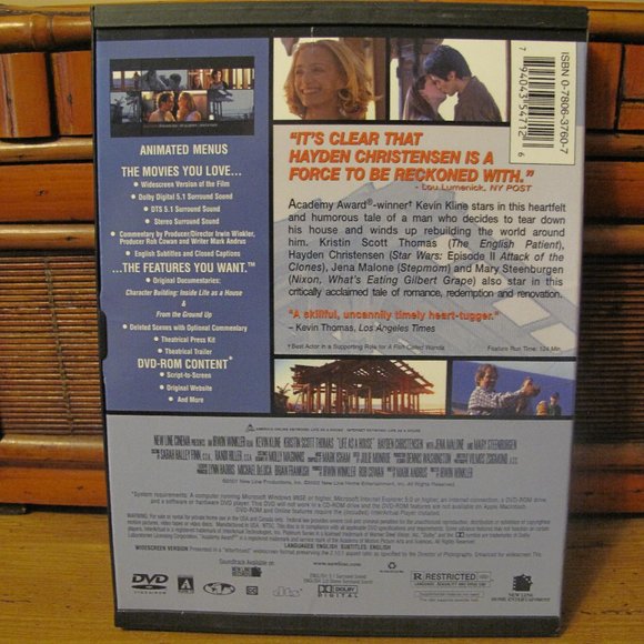 New Line | Media | Life As A House Dvd And Case New Line Platinum ...